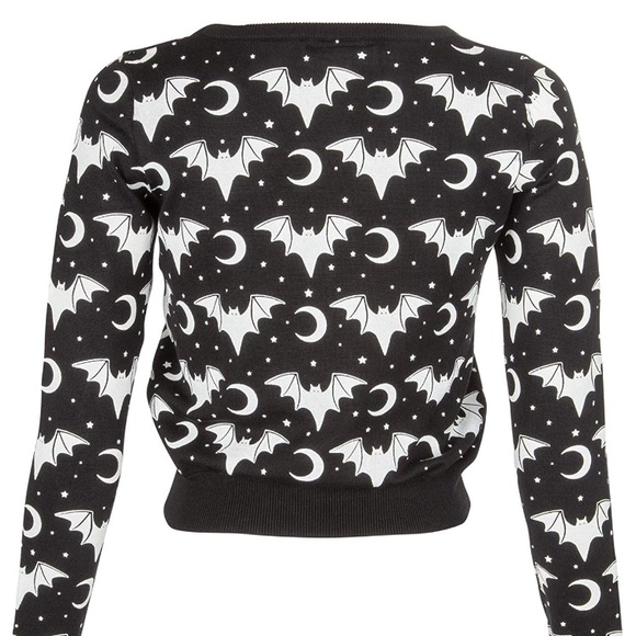 Dolls Kill | Sweaters | Moon Bats Halloween Goth Witchy Sweater | Poshmark